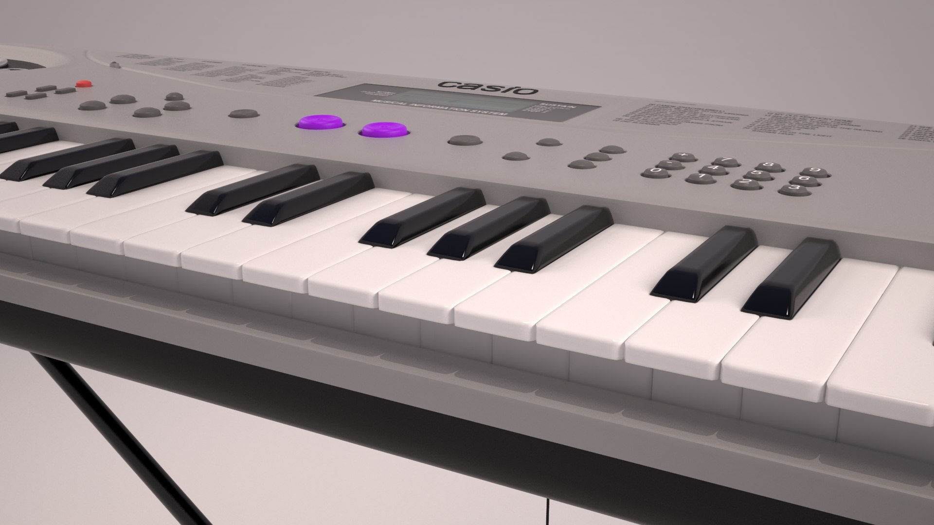Casio keyboard model - TurboSquid 1169412