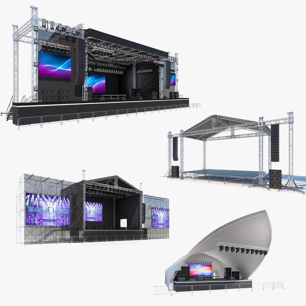 Outdoor Stage 3D Models for Download | TurboSquid