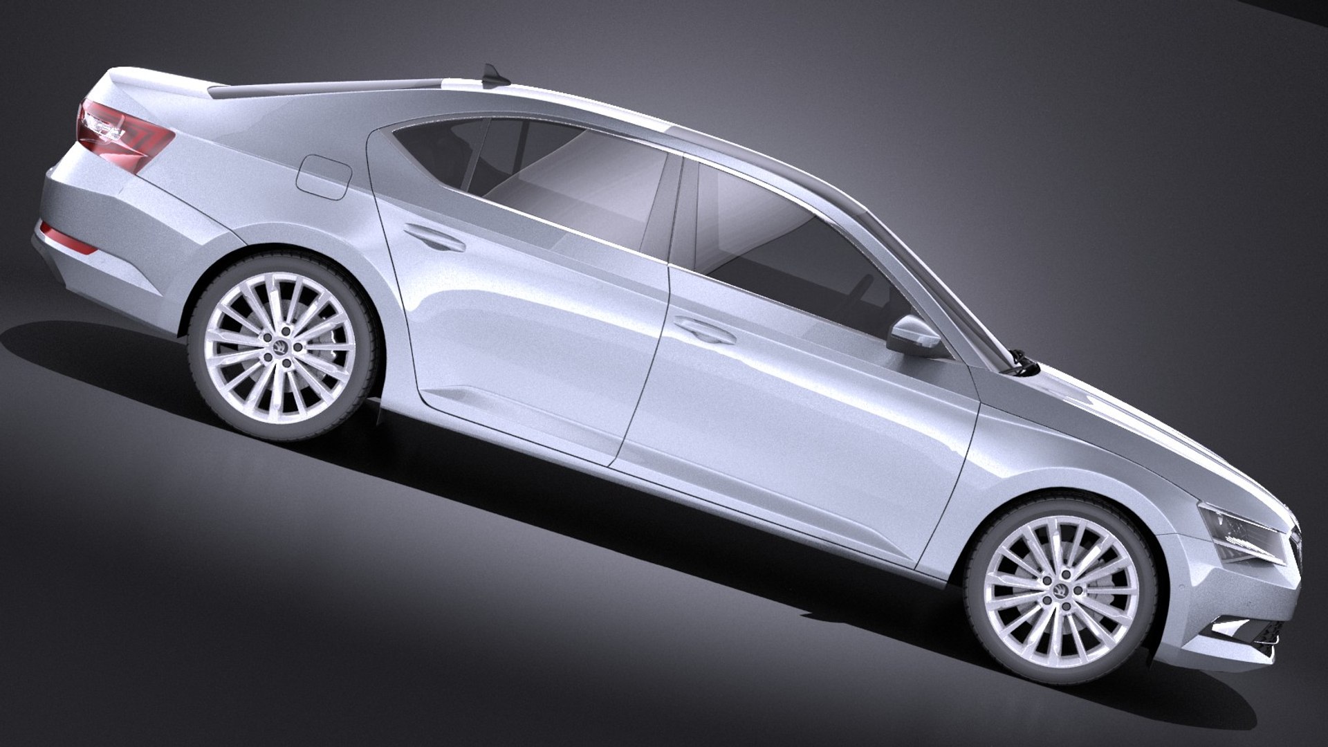 Skoda 2017 Superb 3D Model - TurboSquid 1233566