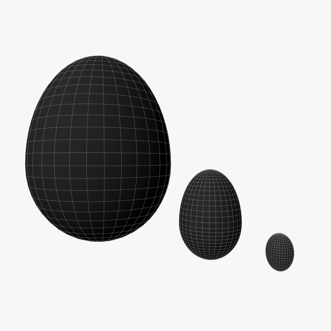 3d Model Of Easter Eggs