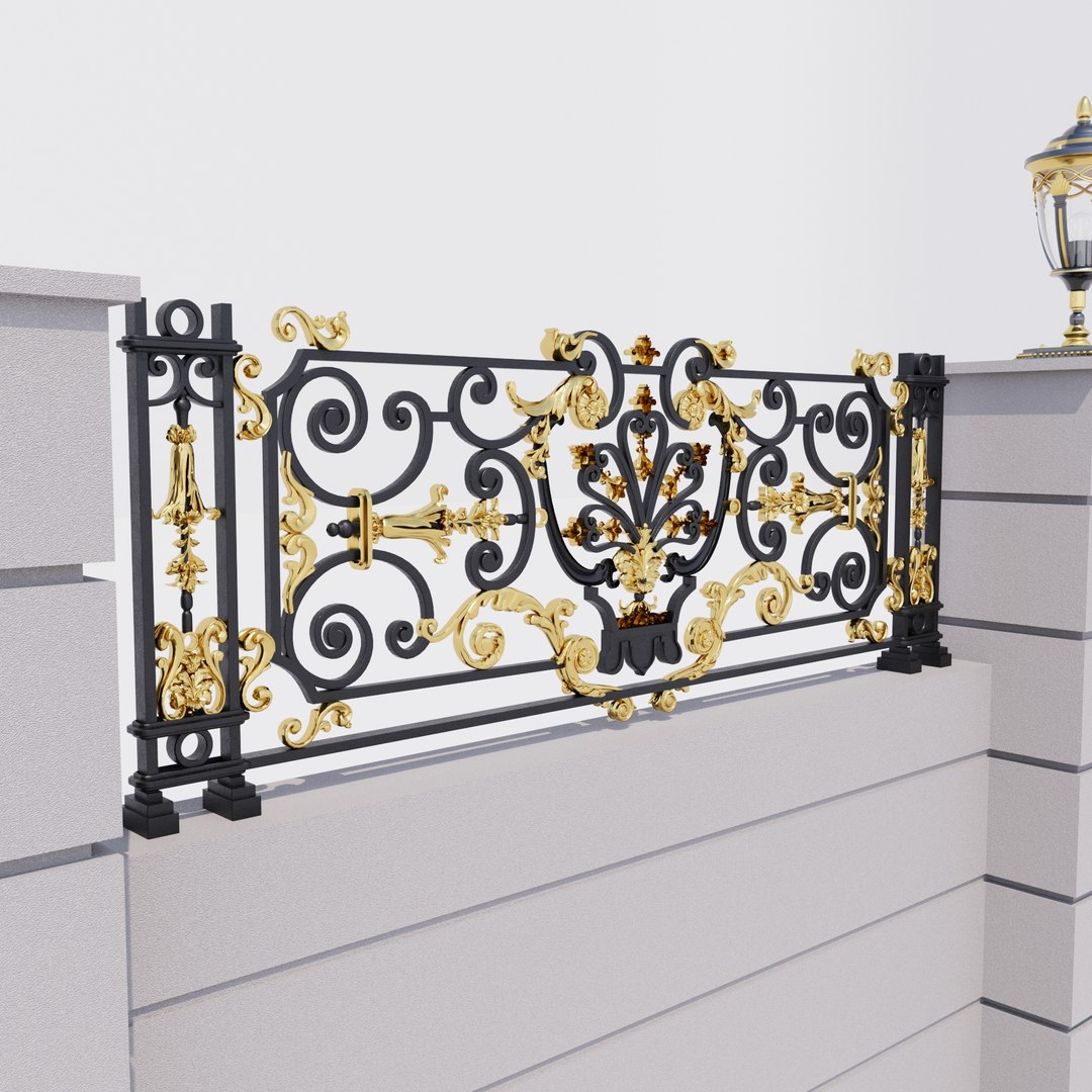 Classic Fence By Dvel 3D Model 3D Model - TurboSquid 2135883