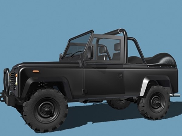 defender cabrio 3d model