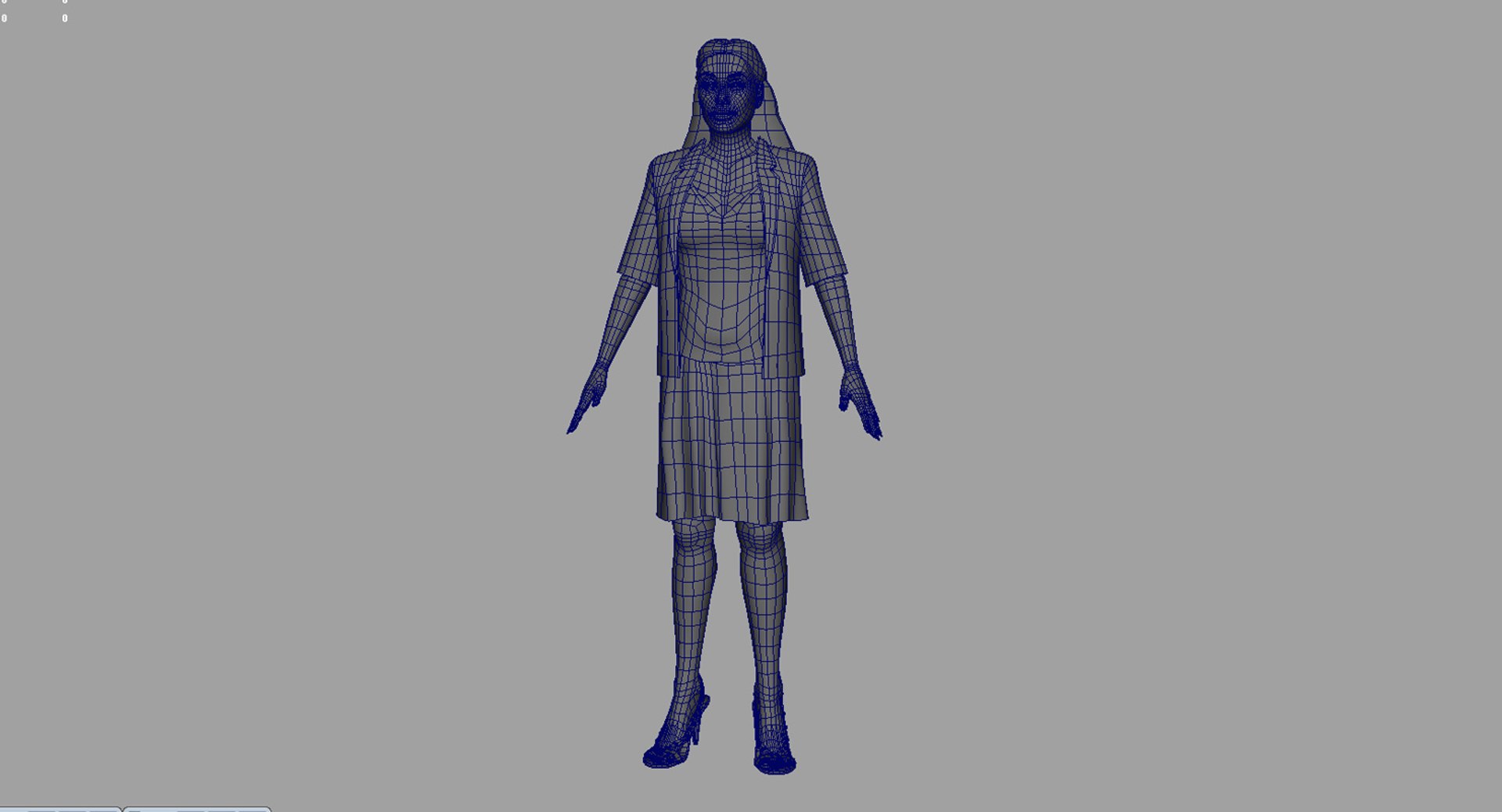 3D Coat Shot Girl Model - TurboSquid 1517933