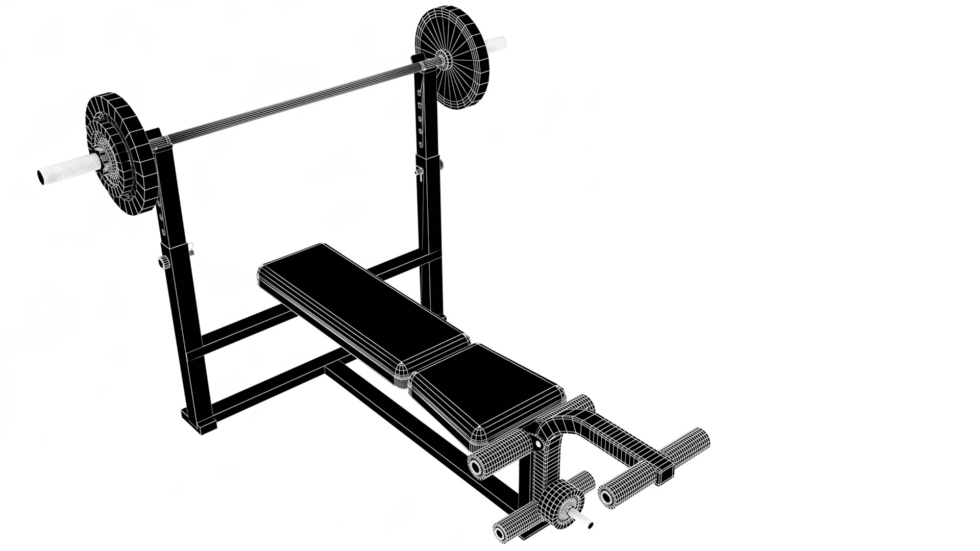 3D Weight Bench - TurboSquid 2418333