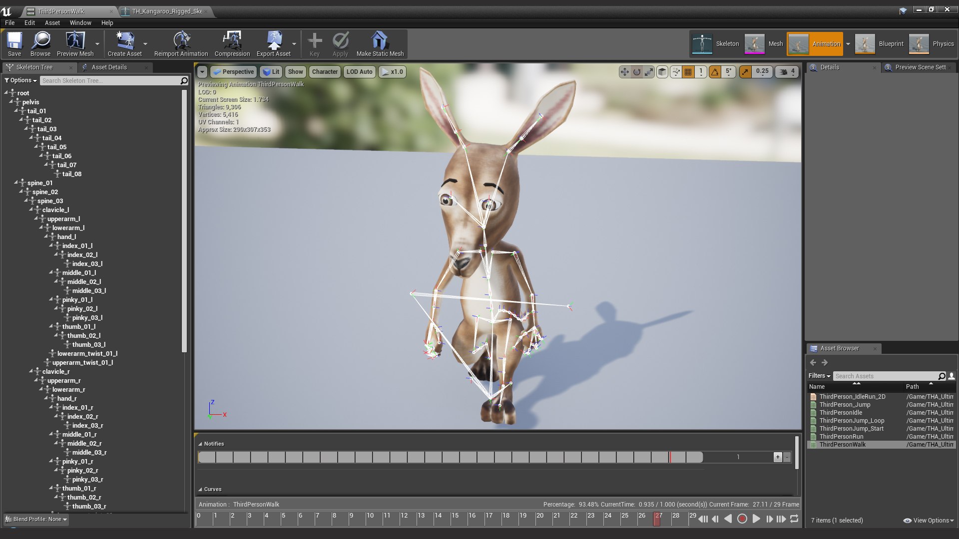 Toon Humanoid Kangaroo 3D Model - TurboSquid 1774541