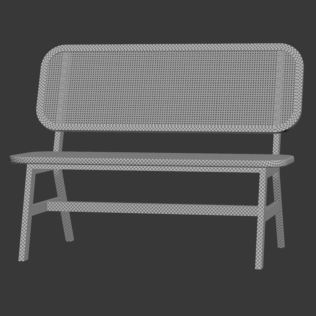 Garden bench 3D model - TurboSquid 1660189