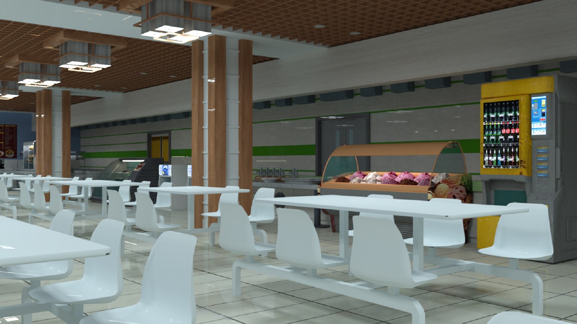 3D Shopping Mall Model - TurboSquid 2107616