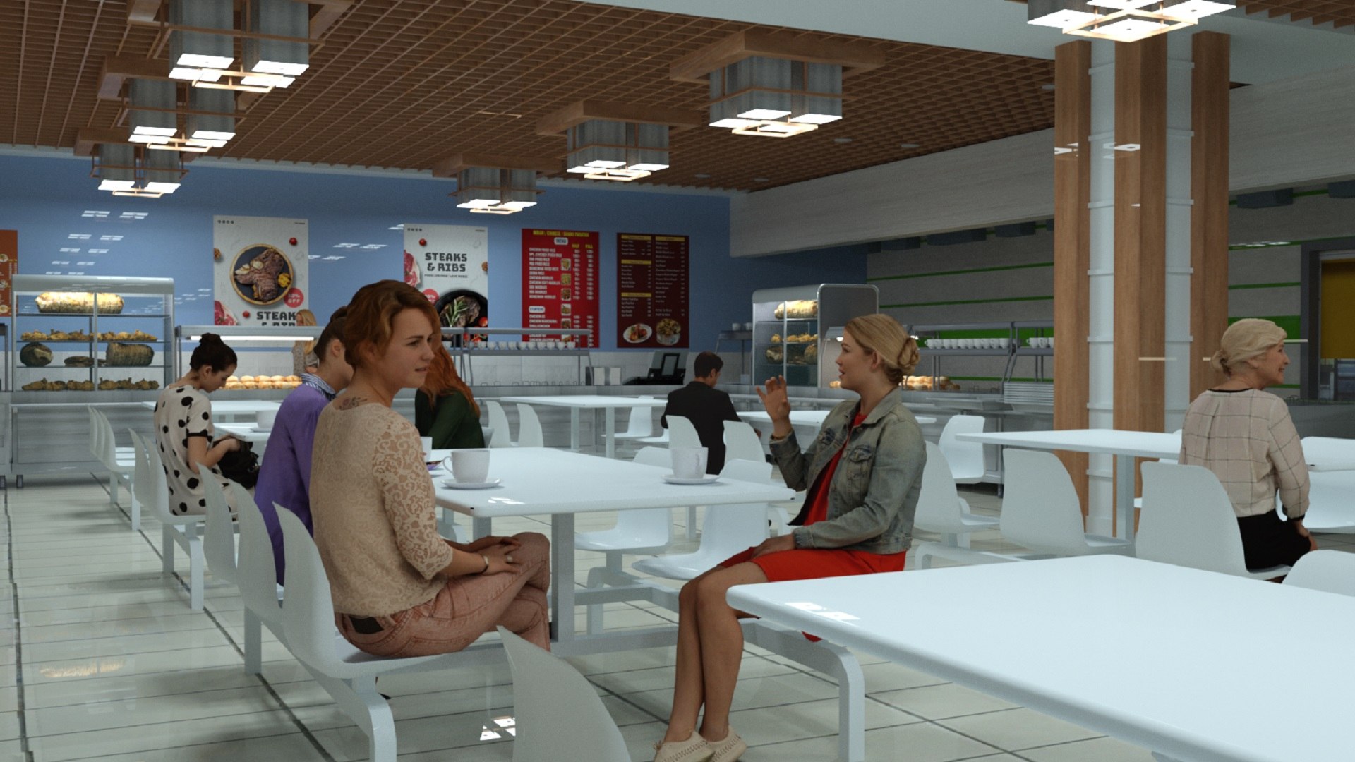 3D Shopping Mall Model - TurboSquid 2107616