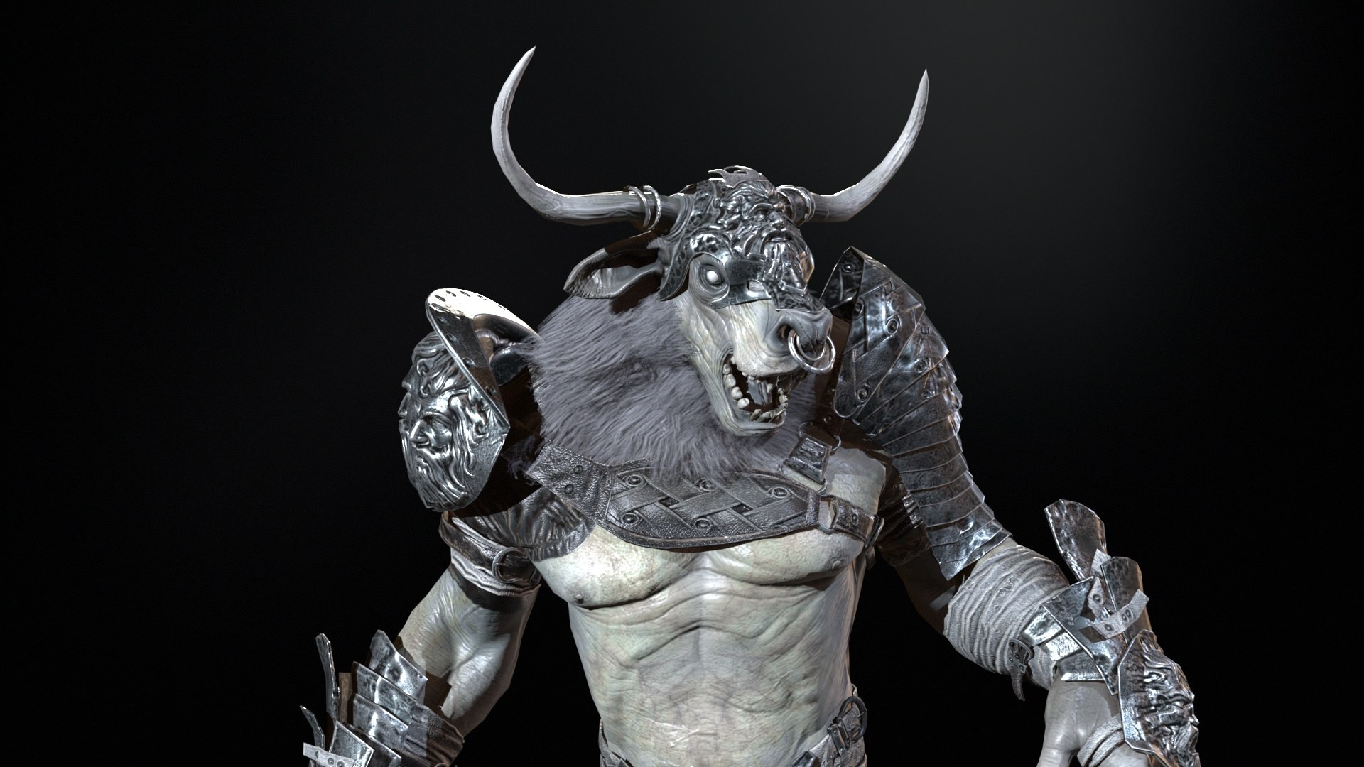 3D Cretan Minotaur Model - TurboSquid 2115510