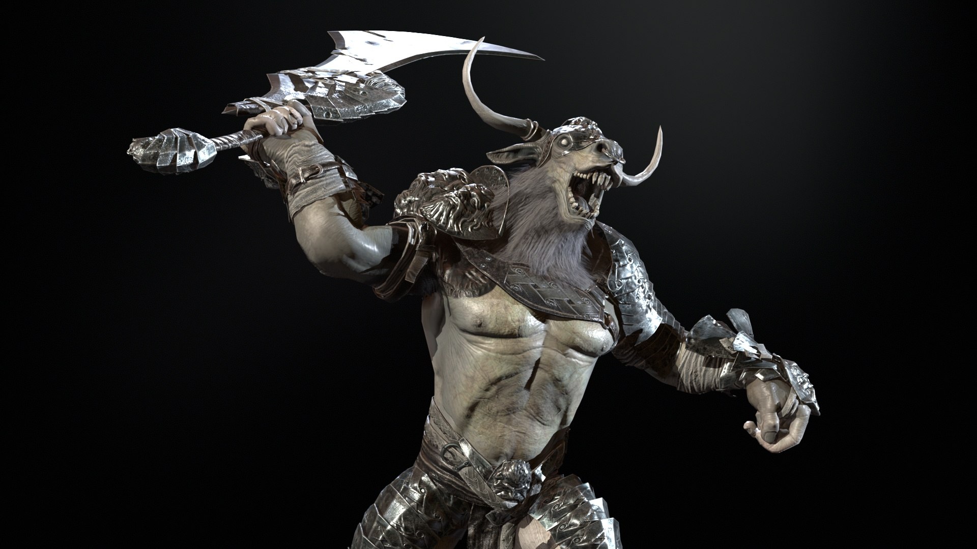 3D Cretan Minotaur Model - TurboSquid 2115510