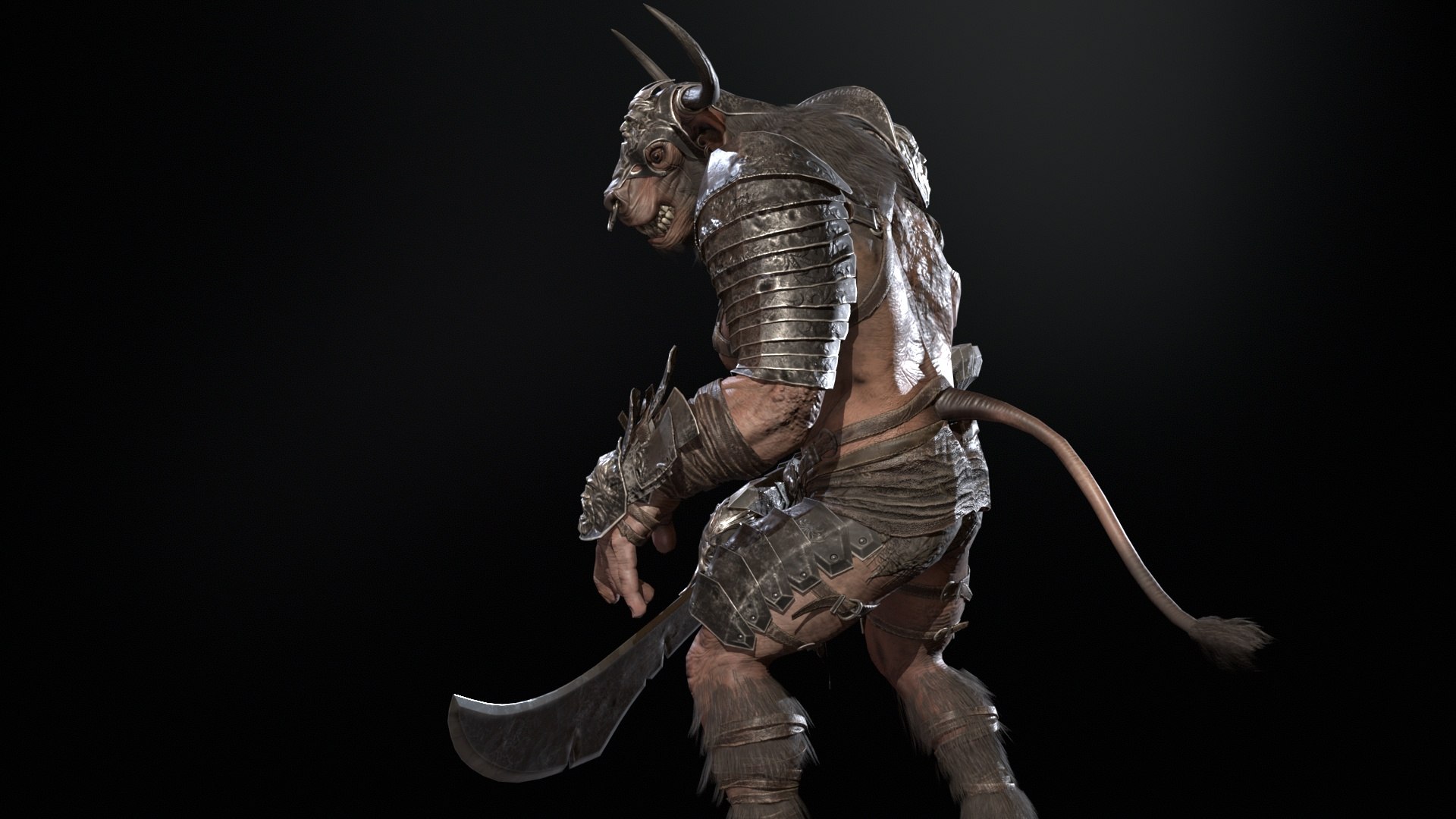 3D Cretan Minotaur Model - TurboSquid 2115510