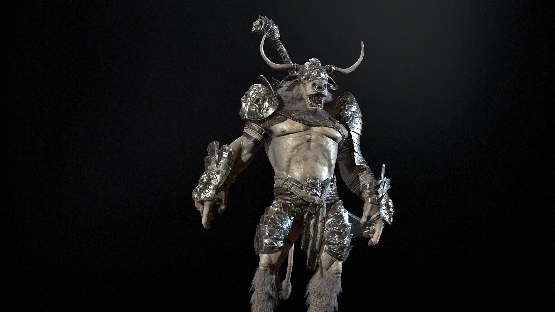 3D Cretan Minotaur Model - TurboSquid 2115510