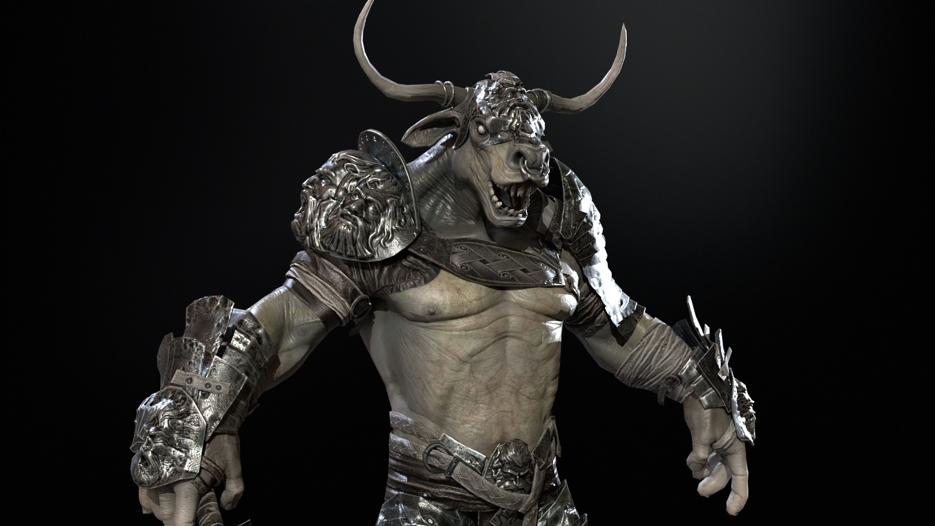 3D Cretan Minotaur Model - TurboSquid 2115510