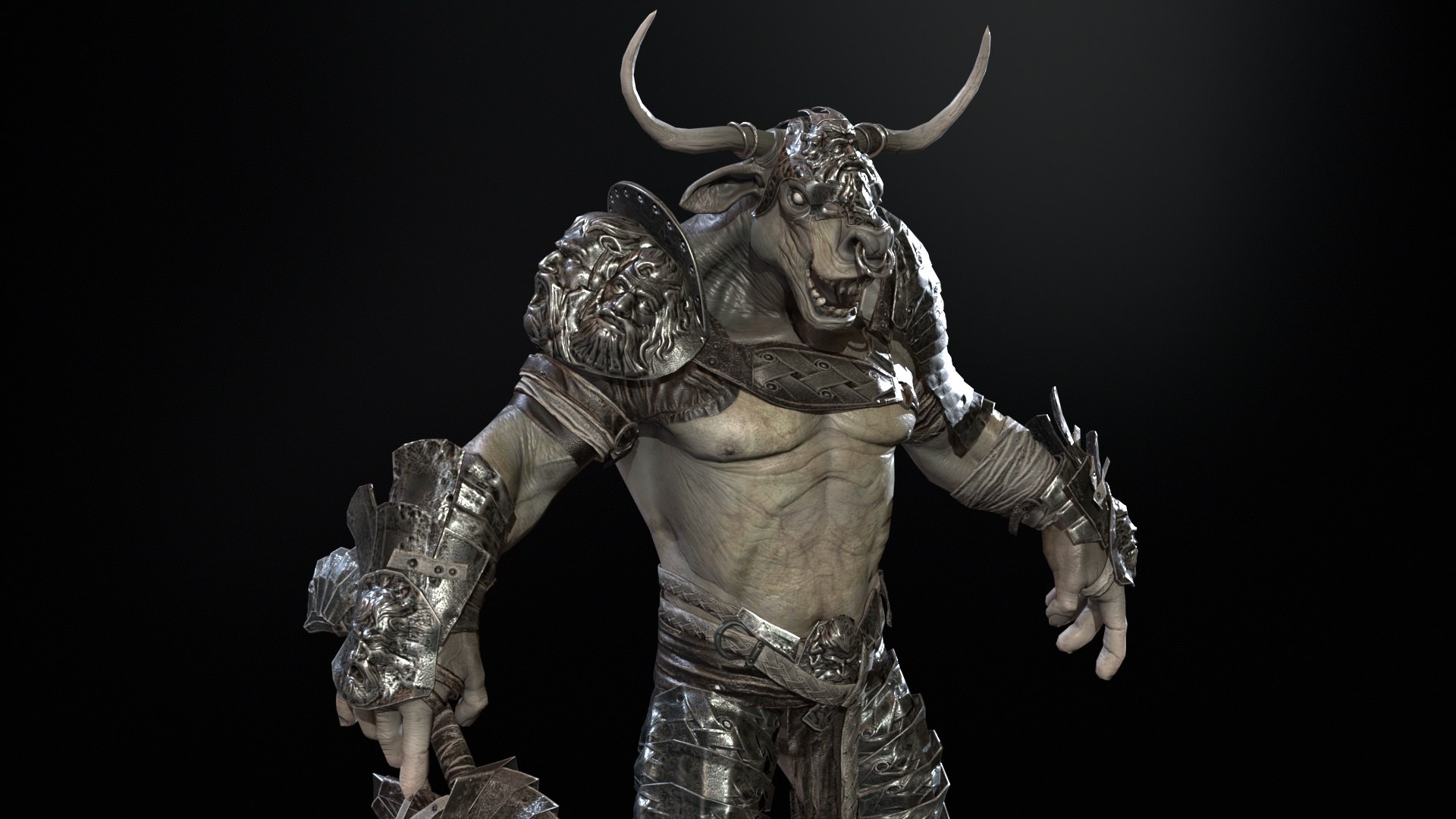 3D Cretan Minotaur Model - TurboSquid 2115510