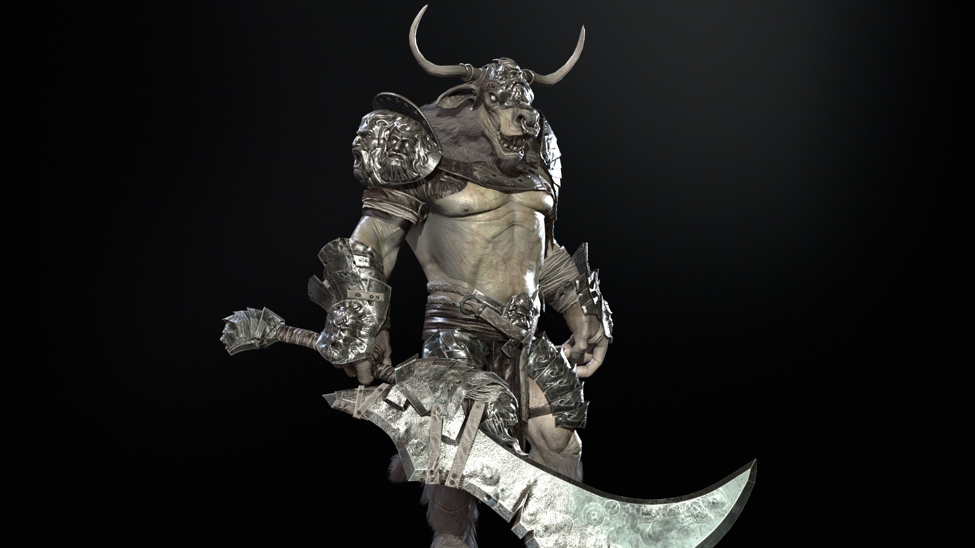 3D Cretan Minotaur Model - TurboSquid 2115510