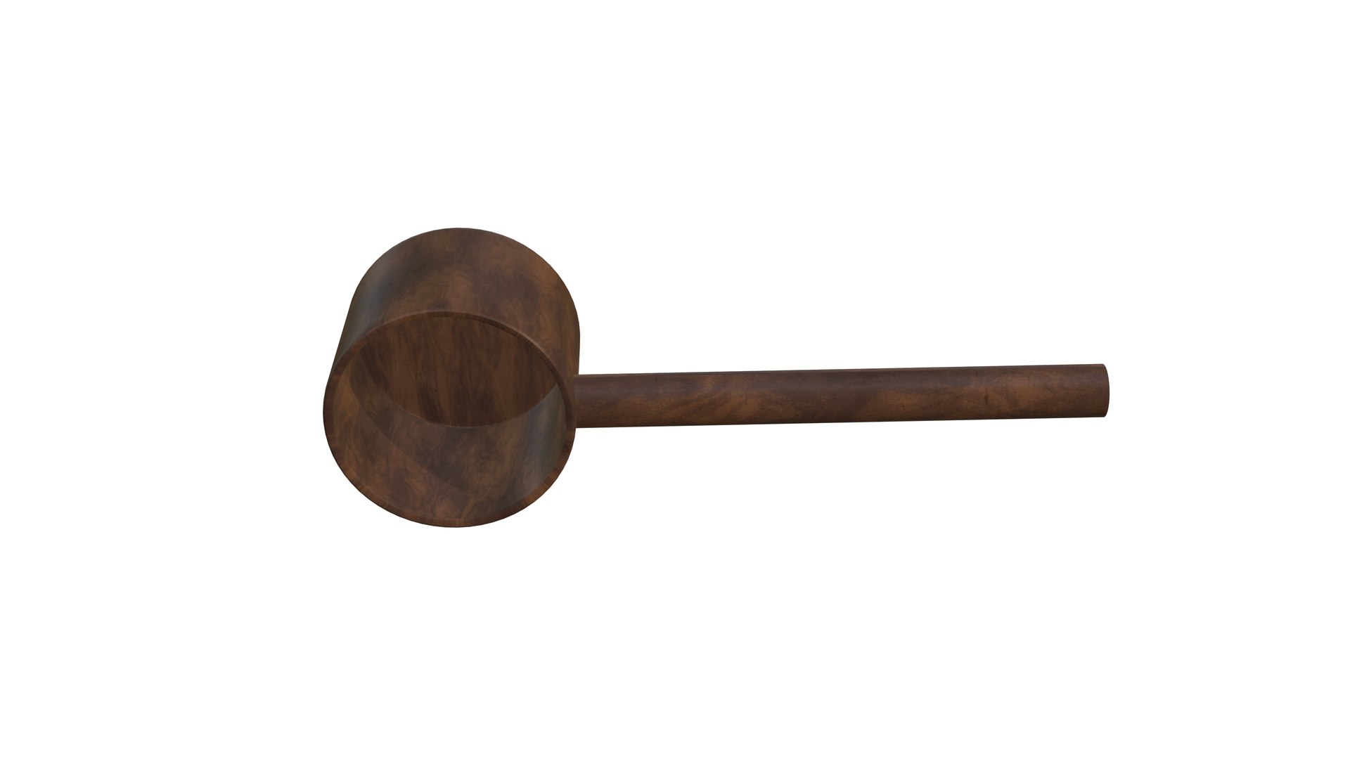 3D Model Realistic Wooden Dipper Traditional Handcrafted - TurboSquid ...