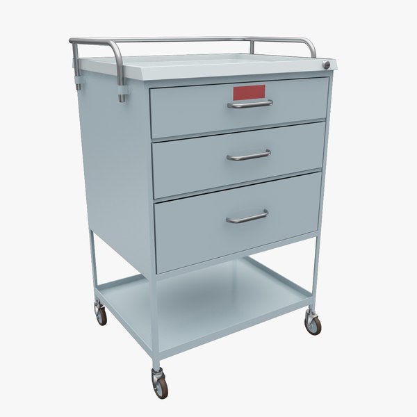 3ds max medical supply cart