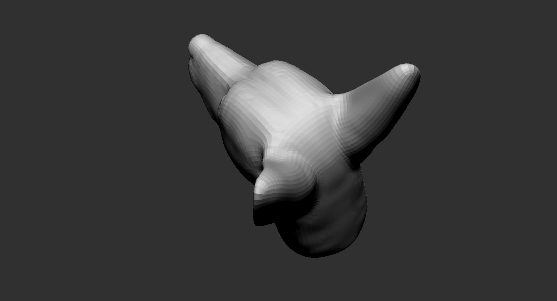 Dog Head Base Mesh 3D - TurboSquid 1427338