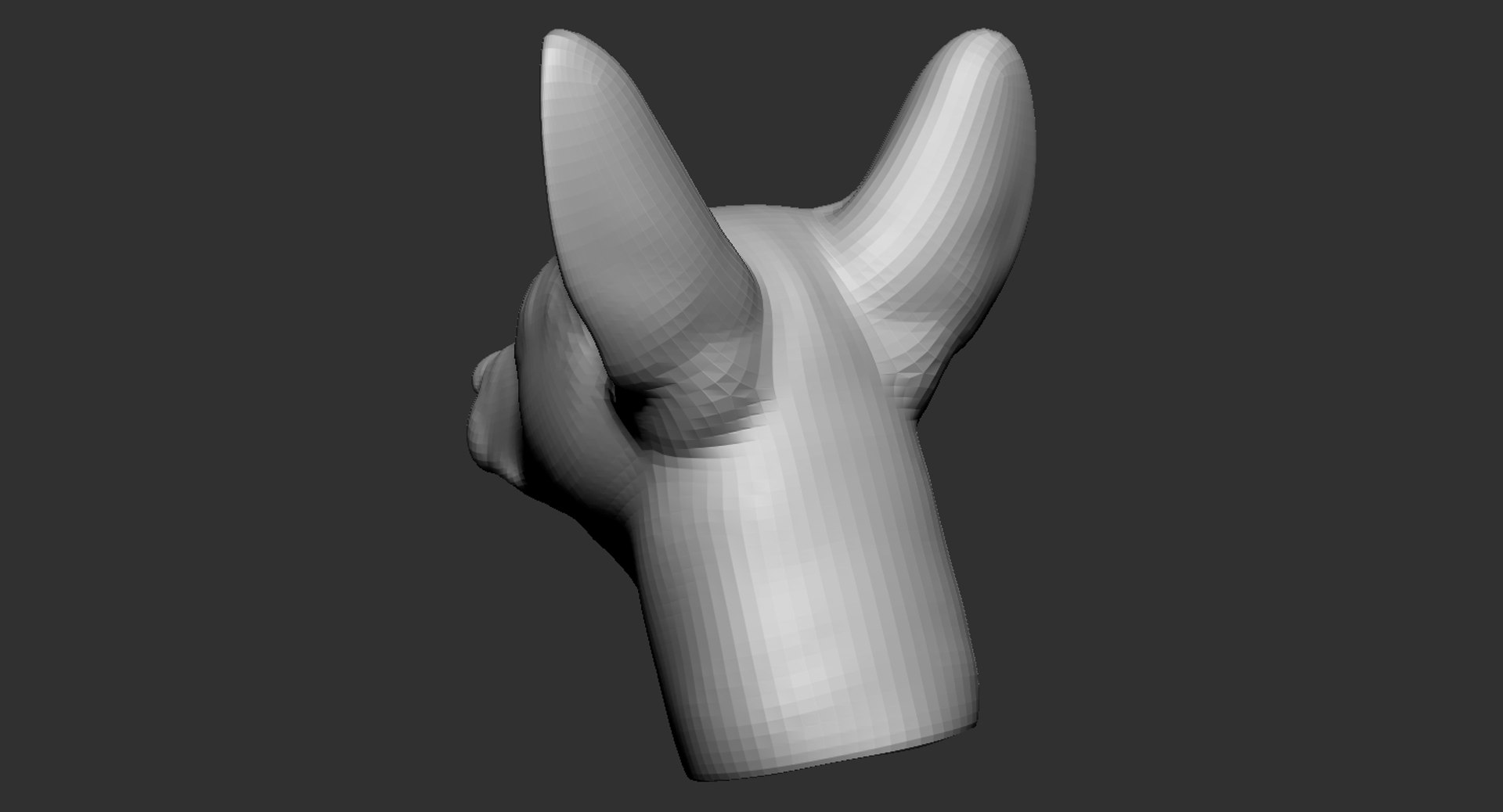 Dog Head Base Mesh 3D - TurboSquid 1427338