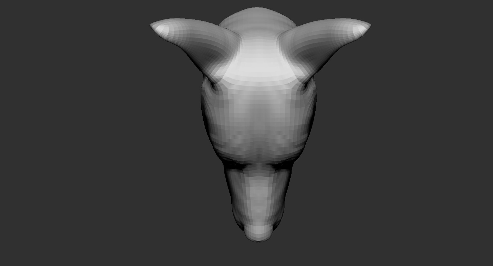 Dog Head Base Mesh 3D - TurboSquid 1427338