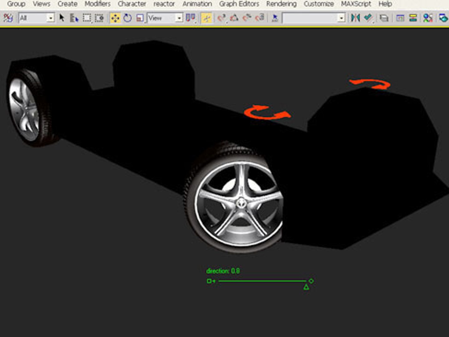 wheels 3d max