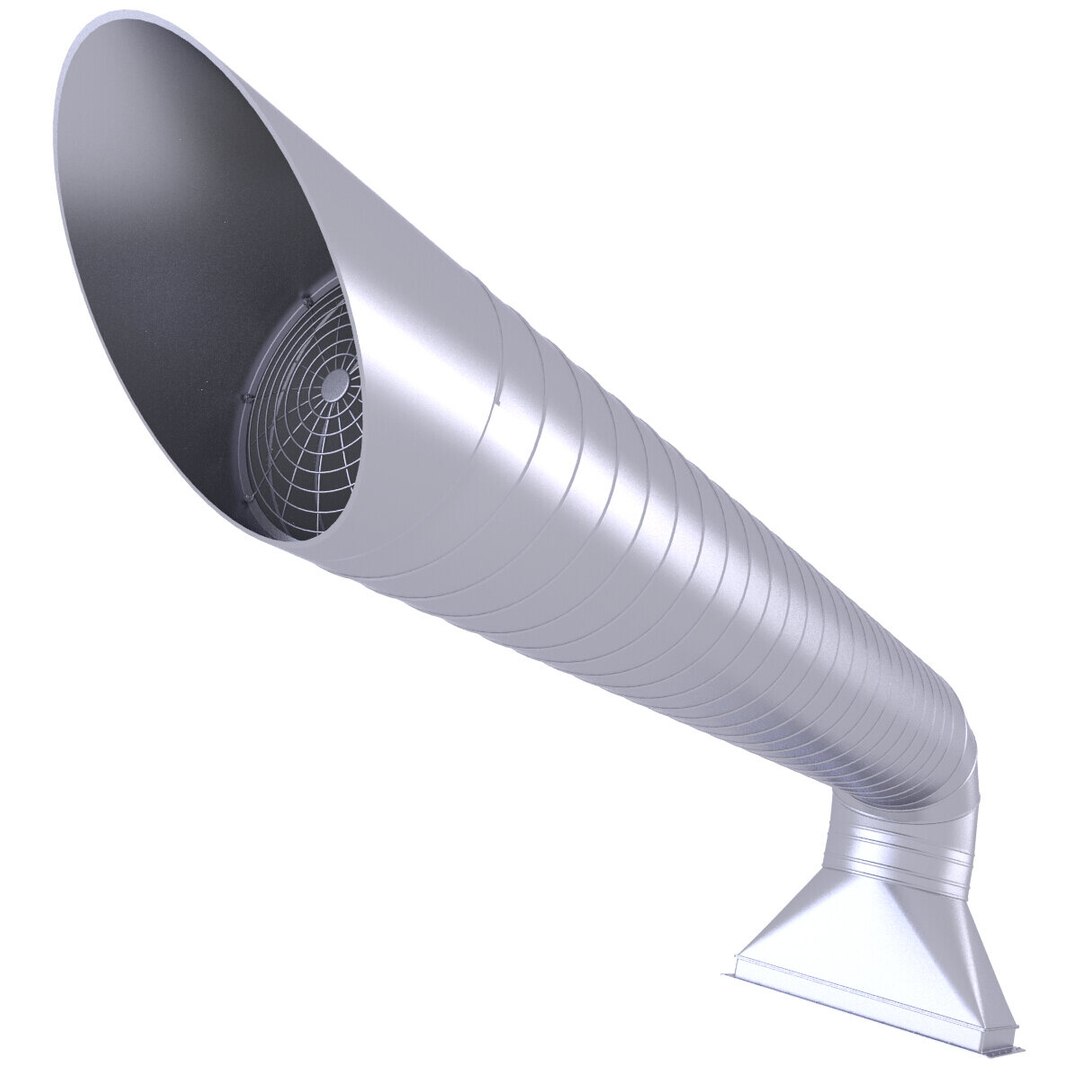 3D Ventilation Pipe Shaft 36 - TurboSquid 2097130