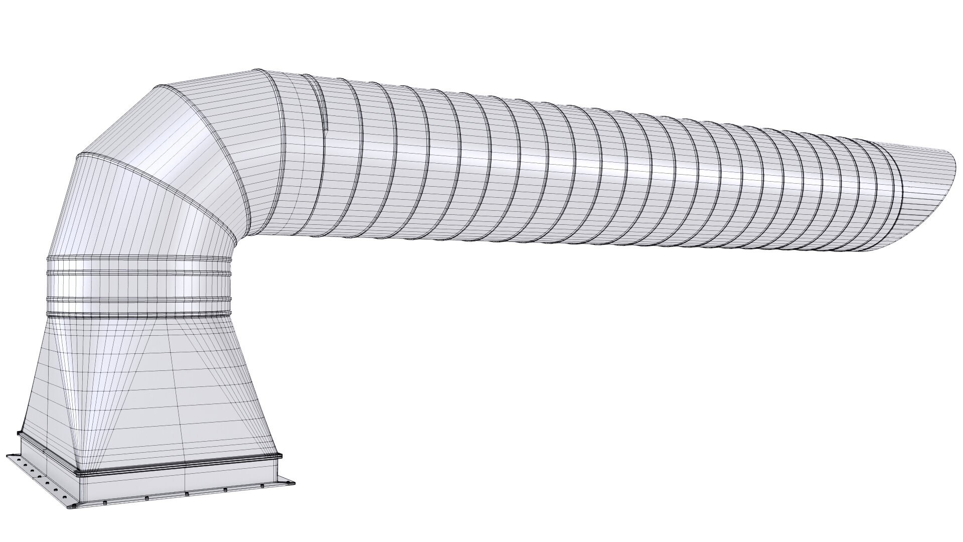 3D Ventilation Pipe Shaft 36 - TurboSquid 2097130