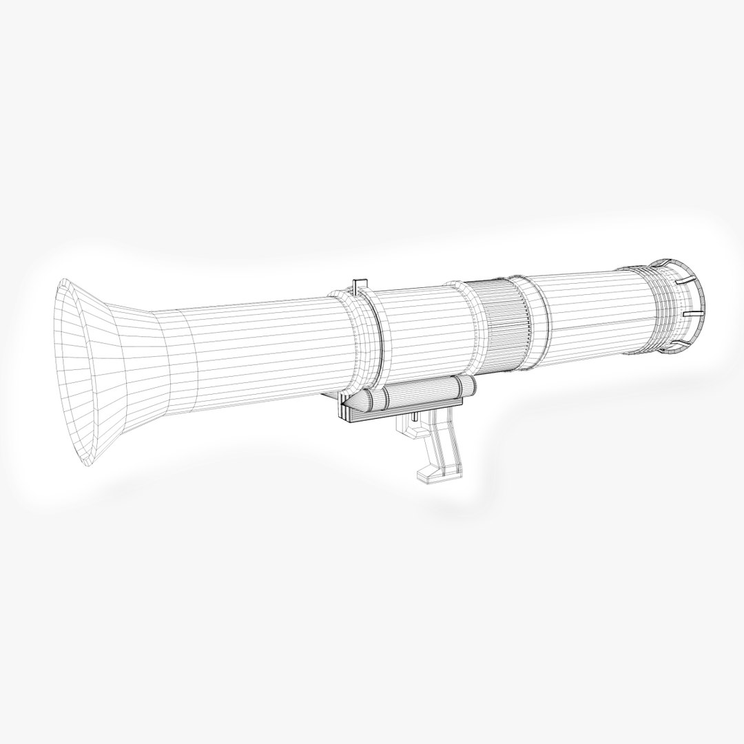 Toy Bazooka 3d Model