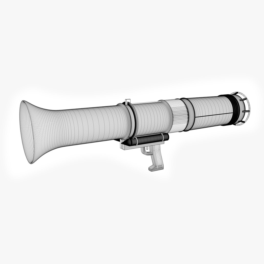 Toy Bazooka 3d Model
