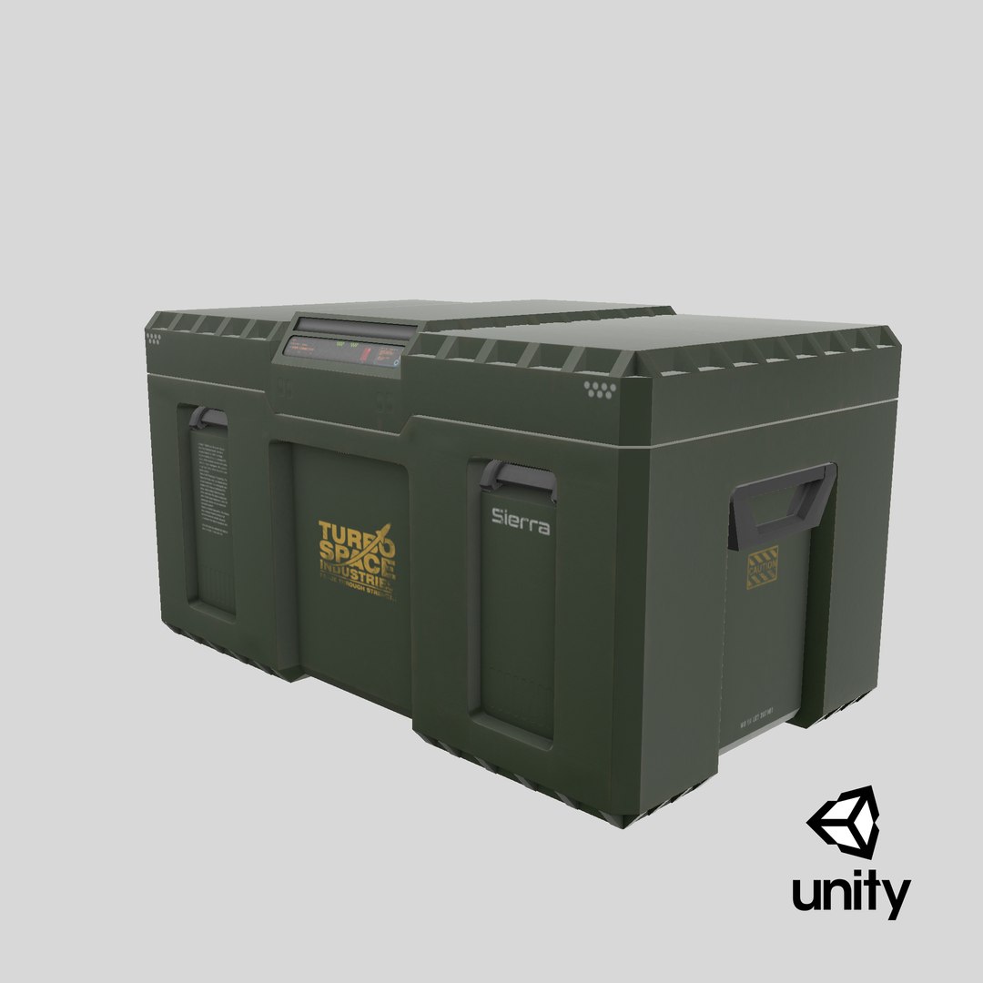Loot crate weapon case 3D model - TurboSquid 1372514