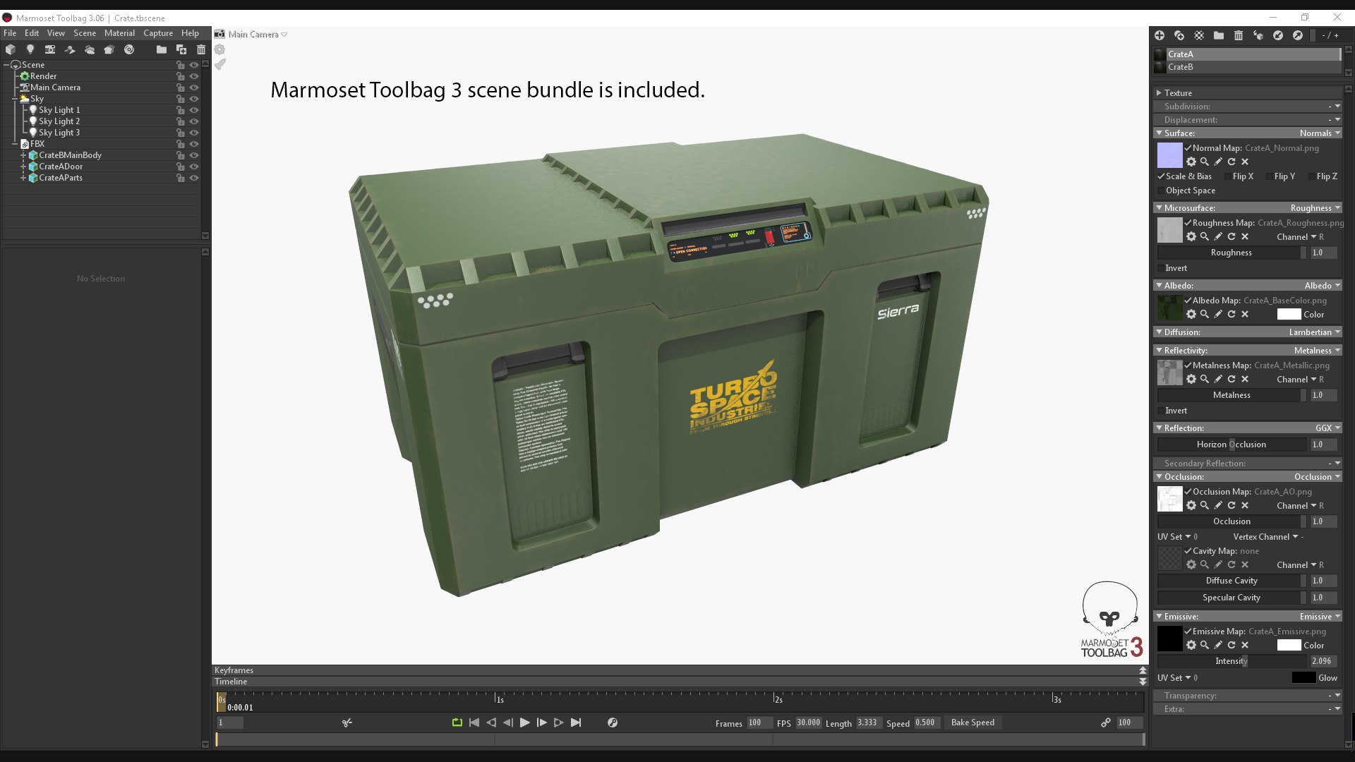 Loot Crate Weapon Case 3D Model - TurboSquid 1372514