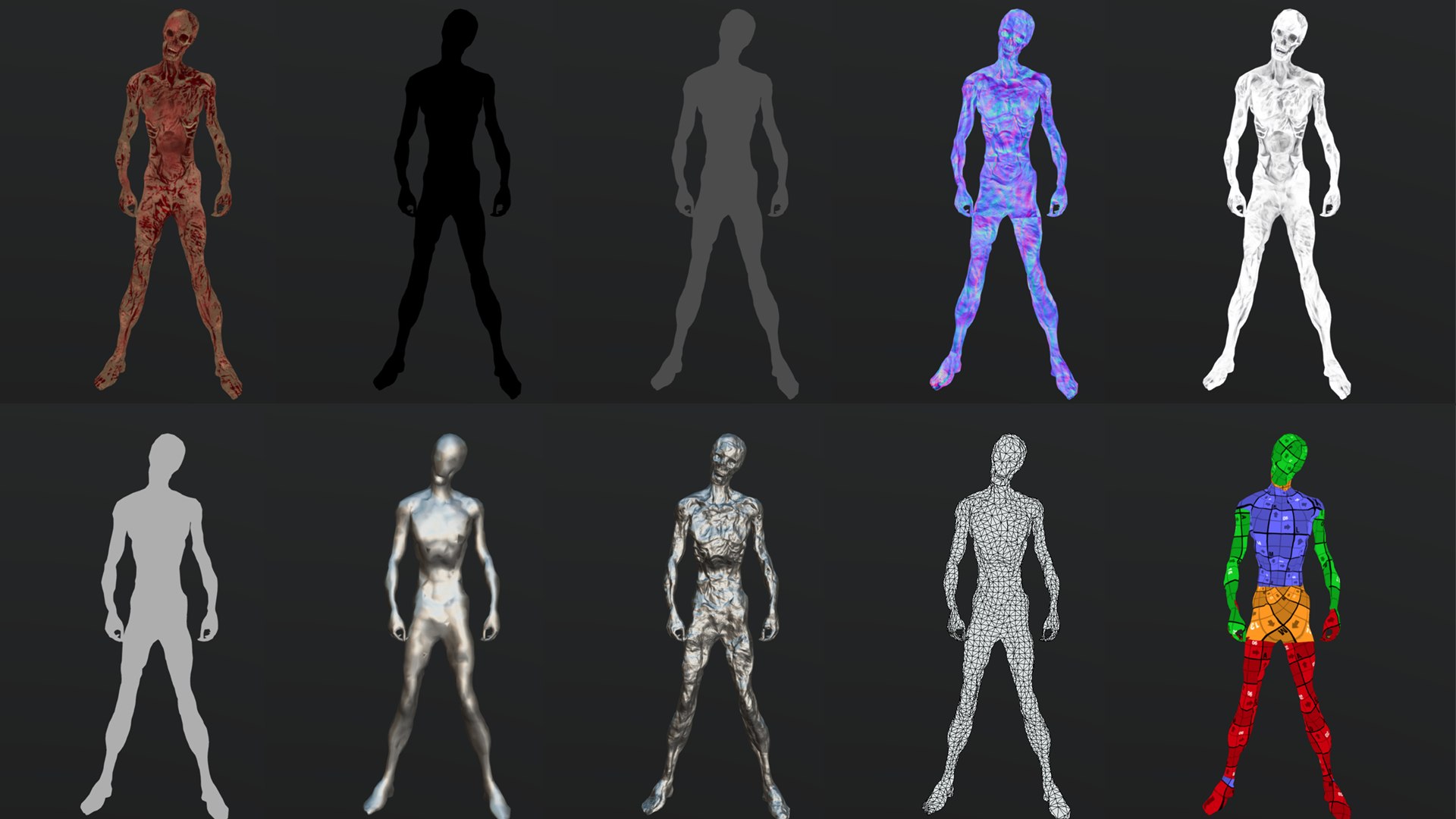 3D Model Lowpoly Human Corpse Rigged - TurboSquid 1948915