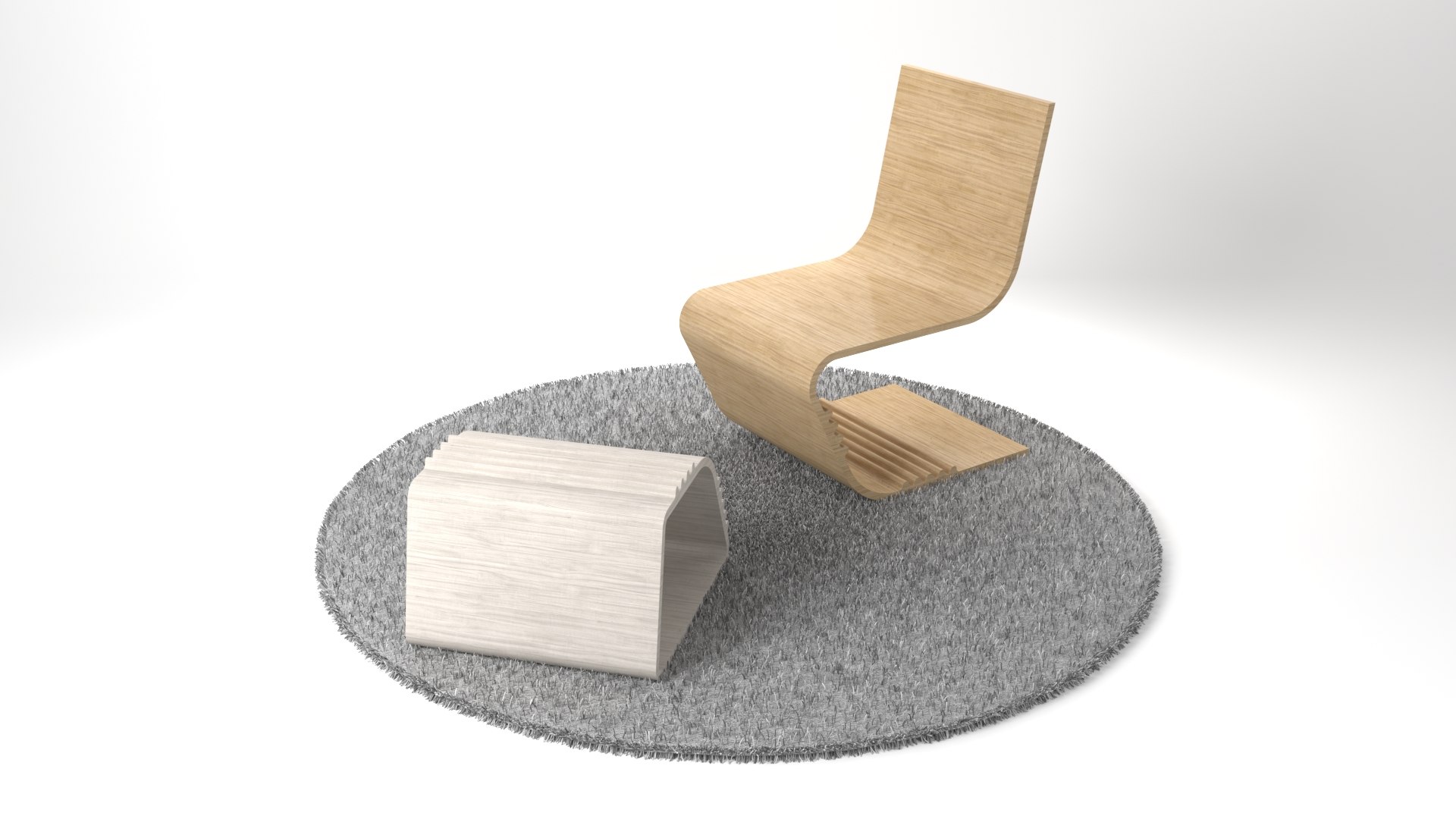 Modular Chair Seating 3D Model - TurboSquid 1561382