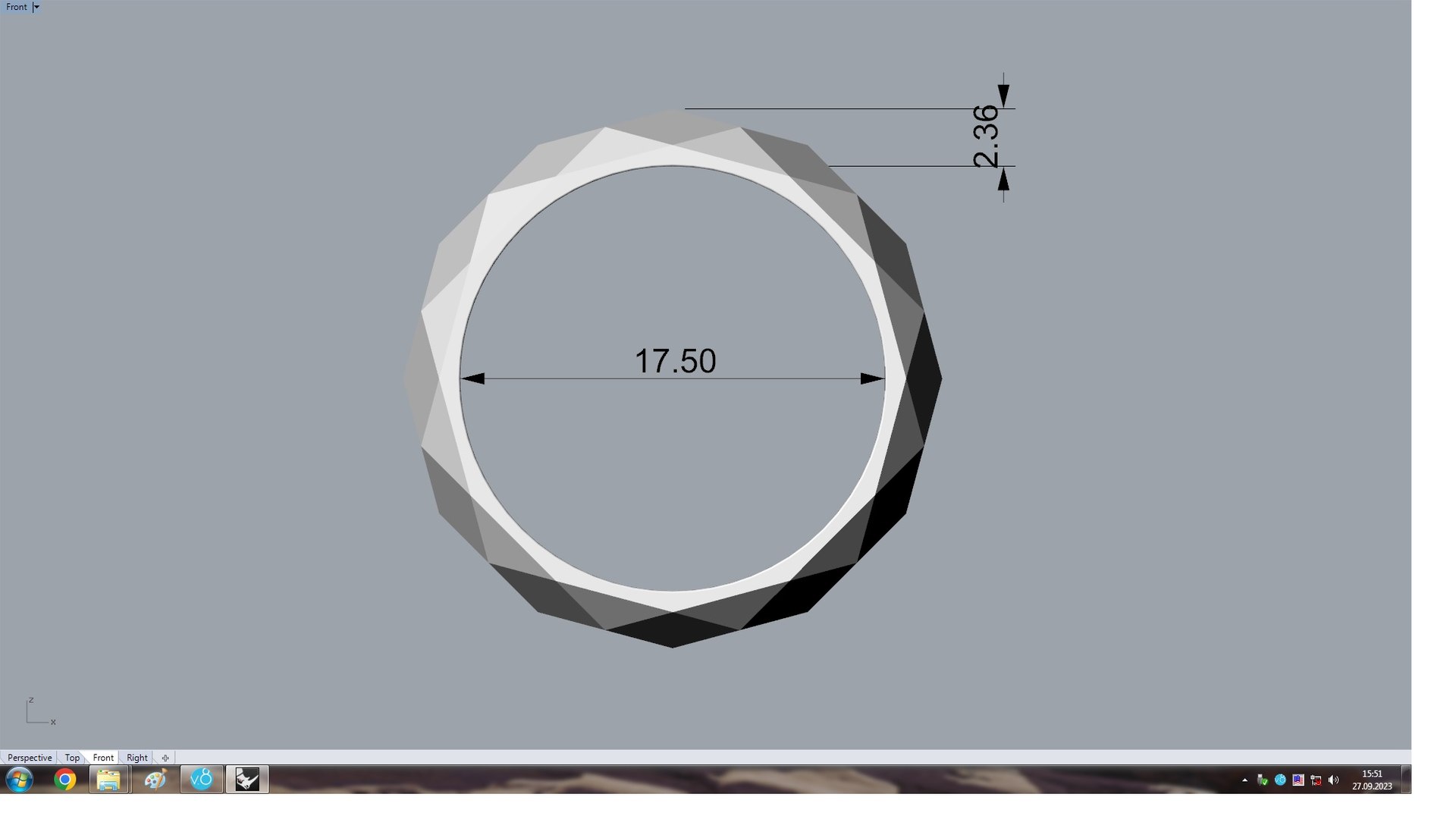 Faceted Ring Model - TurboSquid 2276451
