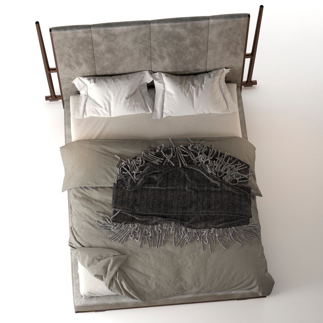 3D Icaro Bed Model - TurboSquid 1712231