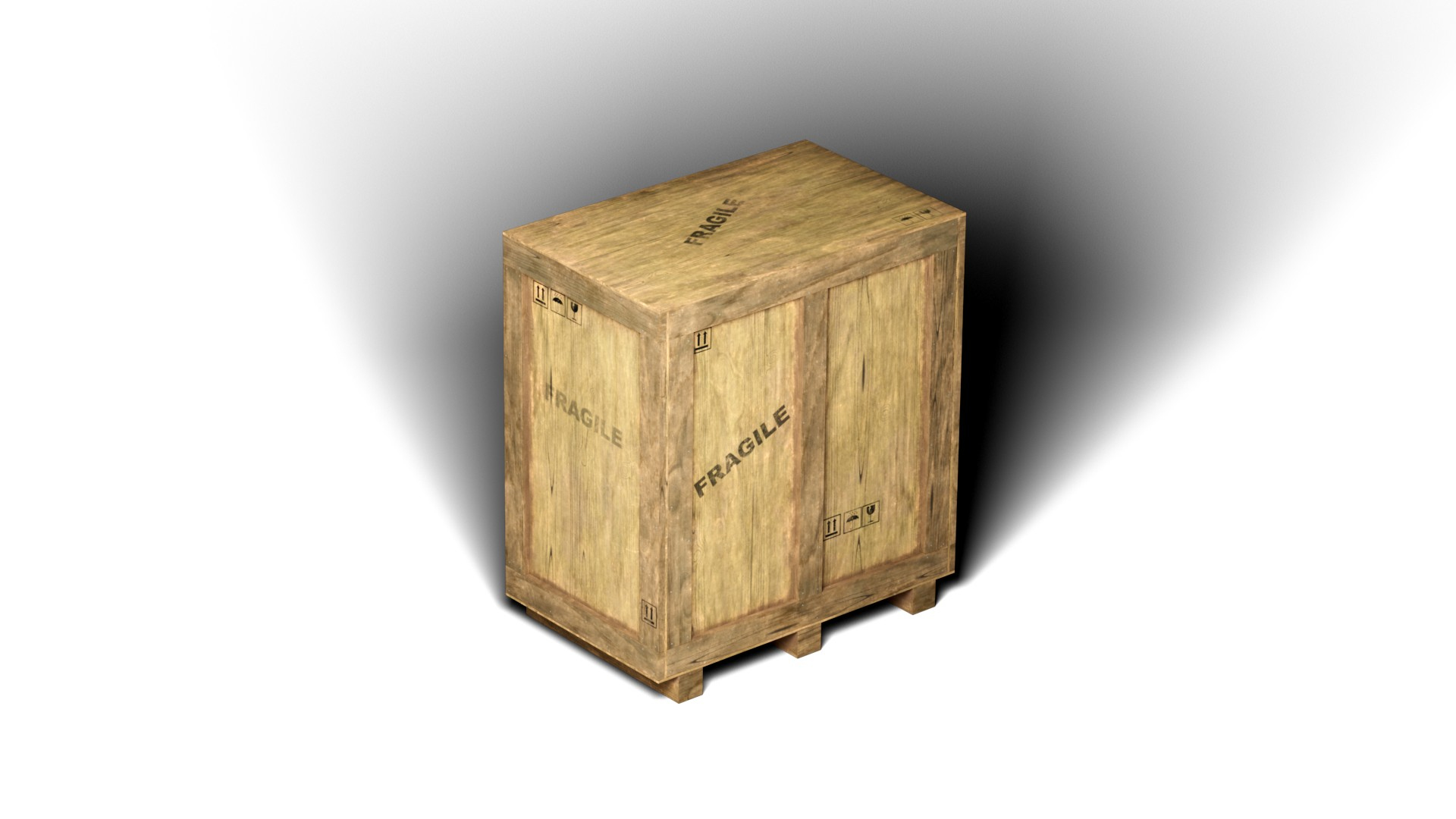 3D StorageTransport Crates - Pack Of 5 Different Sizes With 1 Texture ...