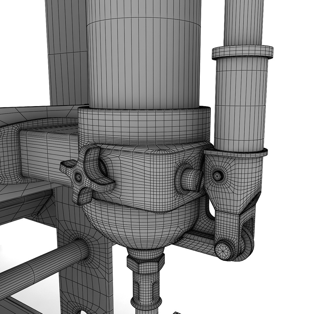 3D Hydraulic Bench Press Model - TurboSquid 1583975