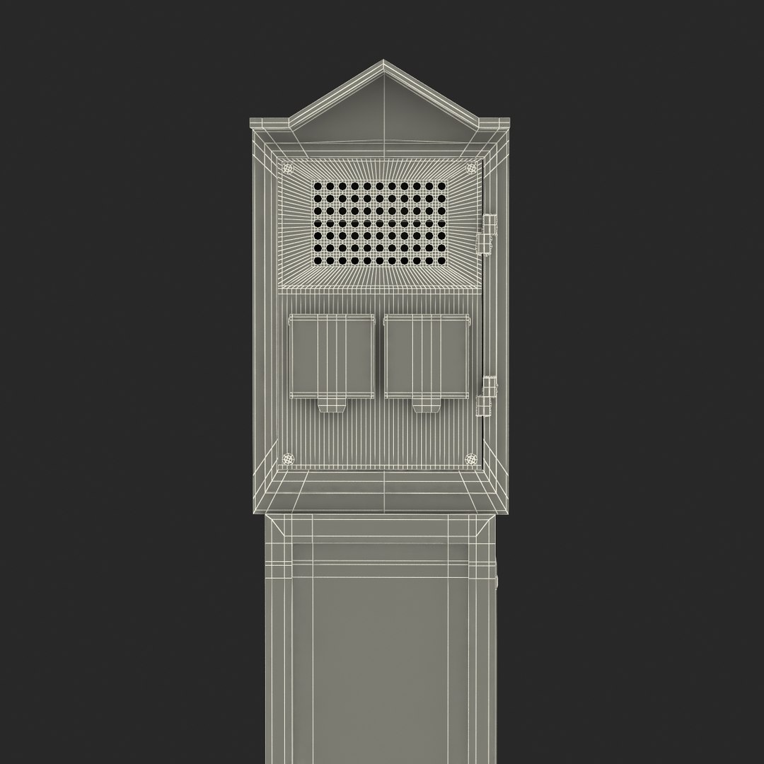 New York Police Box 3d Obj