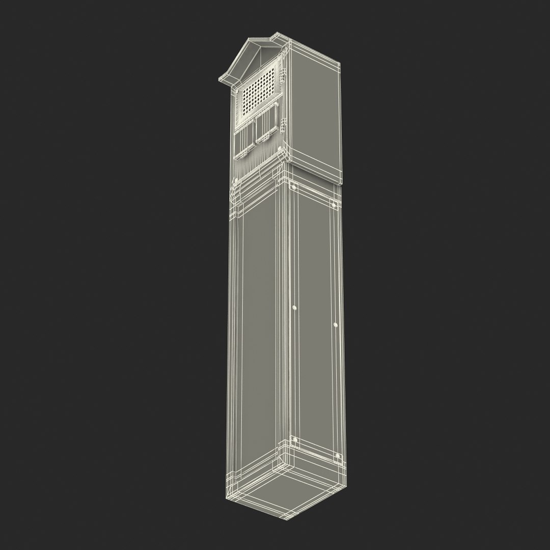 New York Police Box 3d Obj