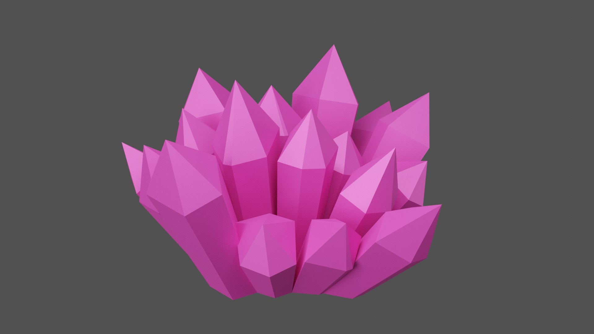 3D Pink Crystal - TurboSquid 2038551