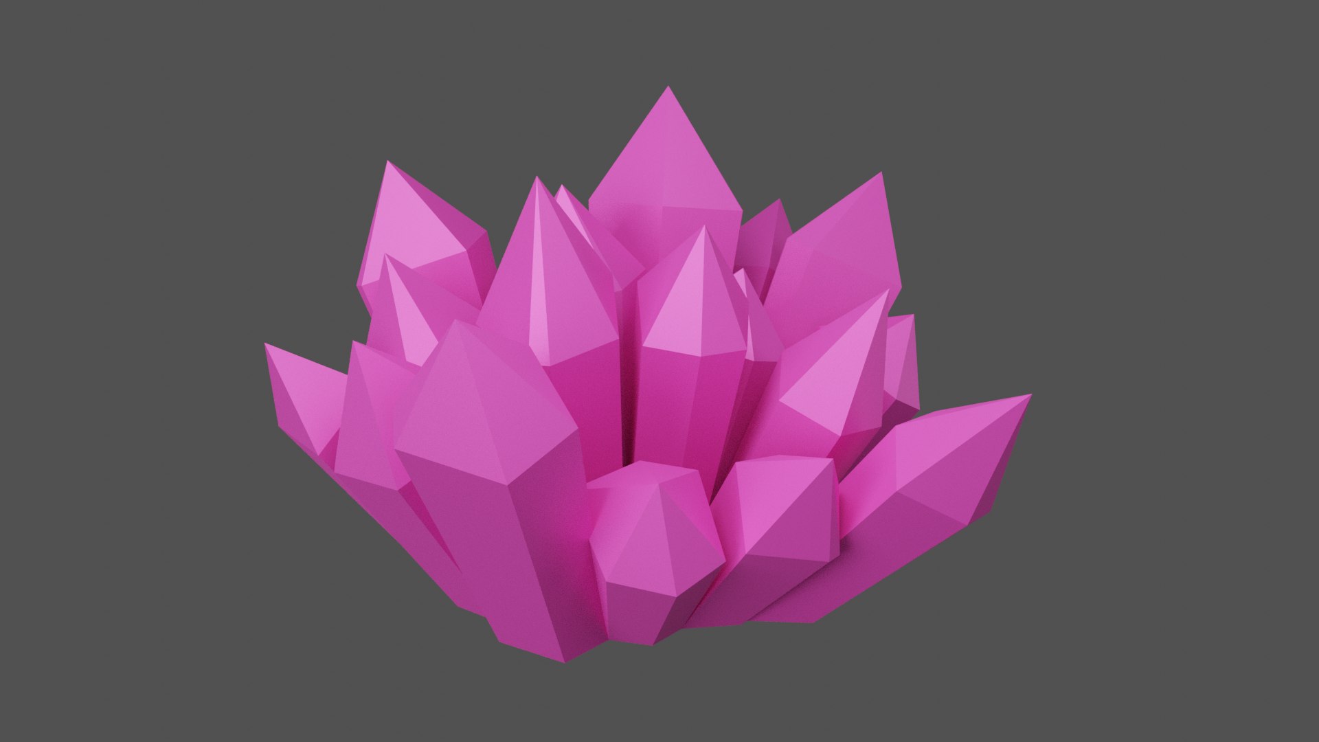 3D Pink Crystal - TurboSquid 2038551