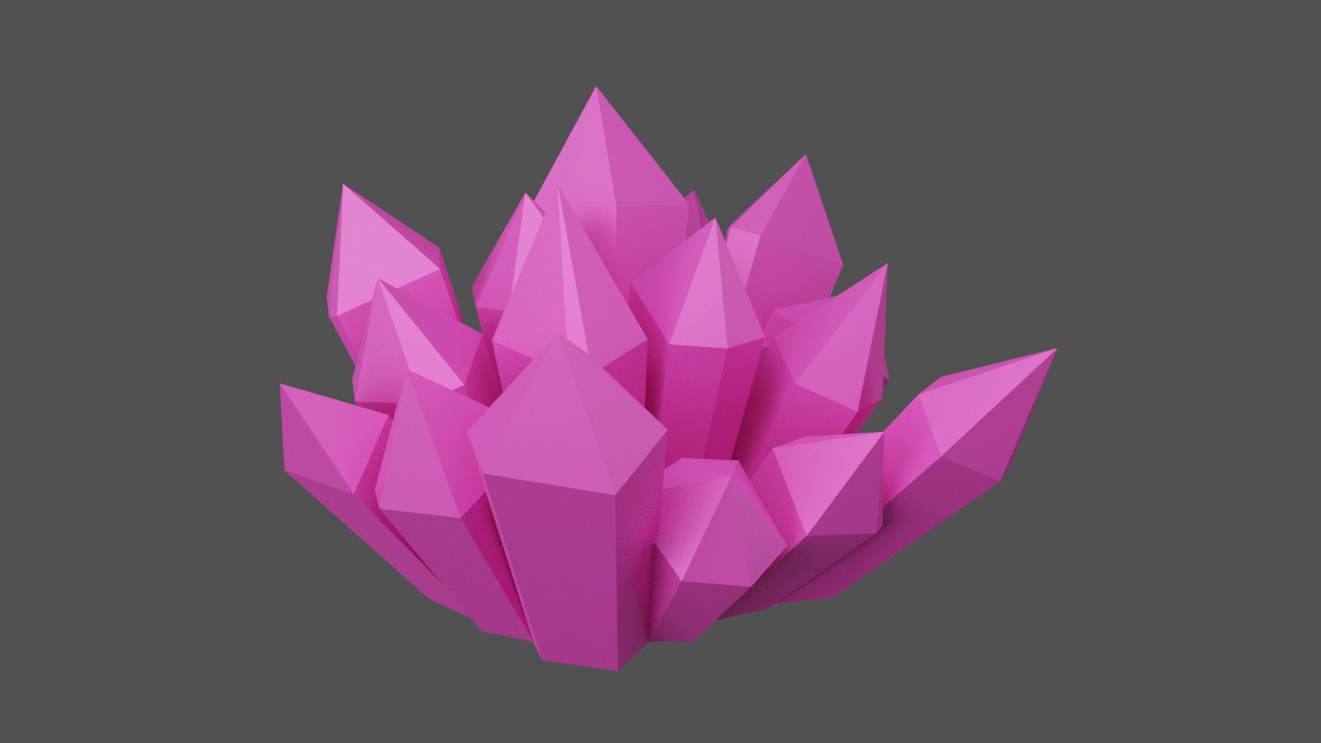 3D Pink Crystal - TurboSquid 2038551