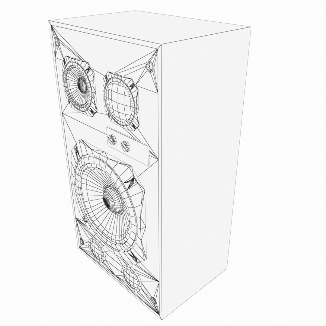 3D Speaker Model - TurboSquid 1240874