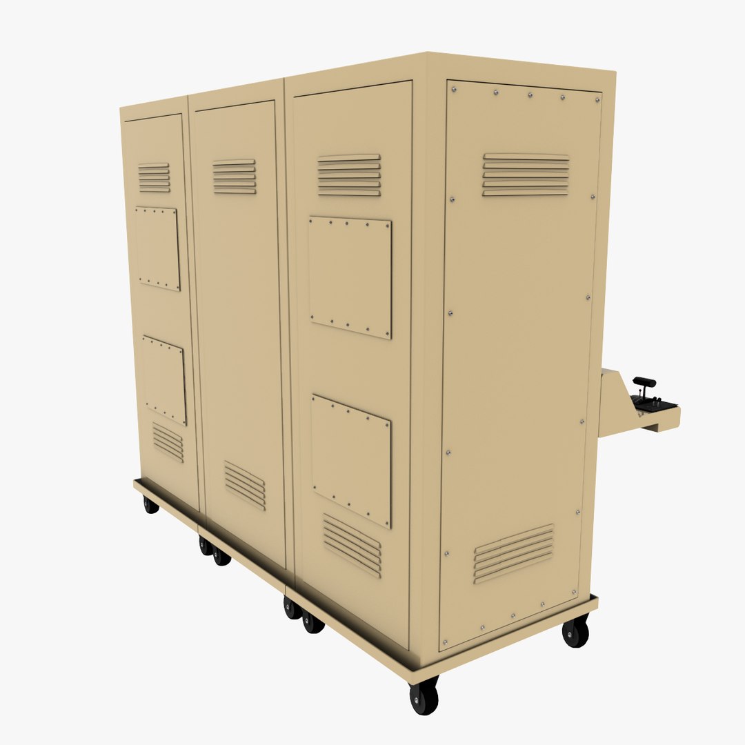 3d Model Drone Ground Exploitation Station