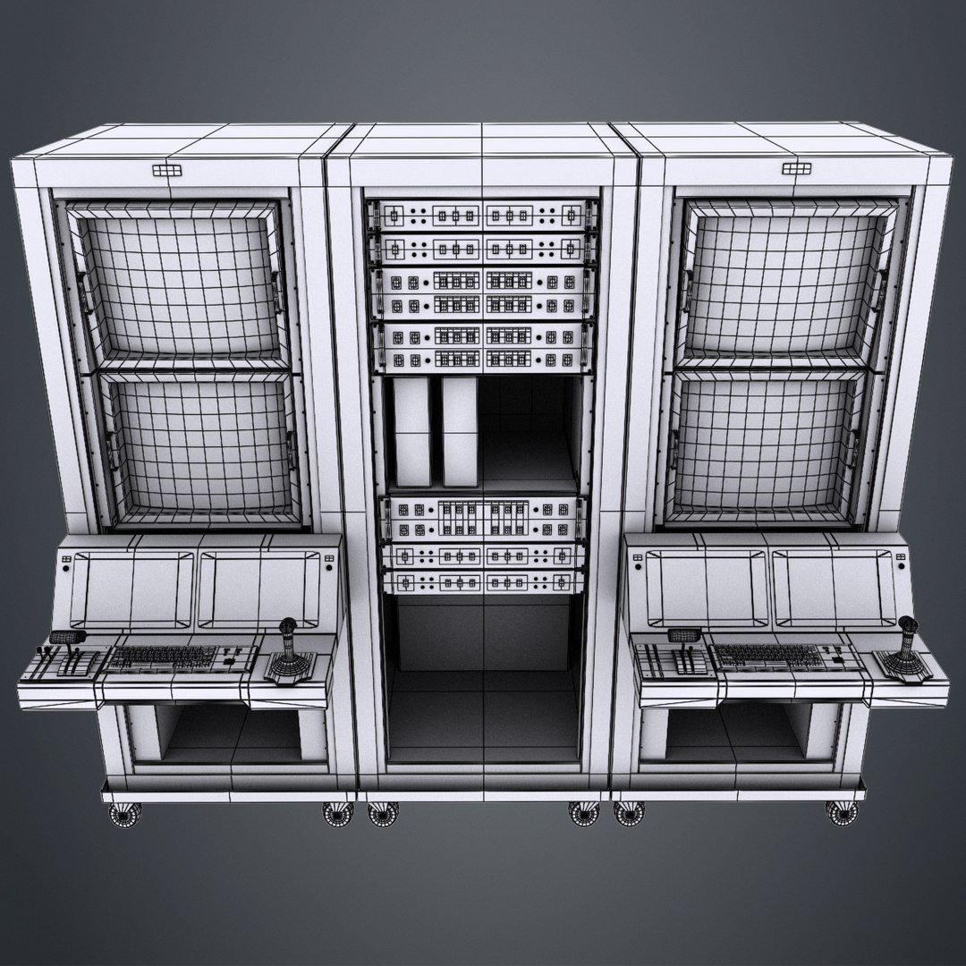3d Model Drone Ground Exploitation Station