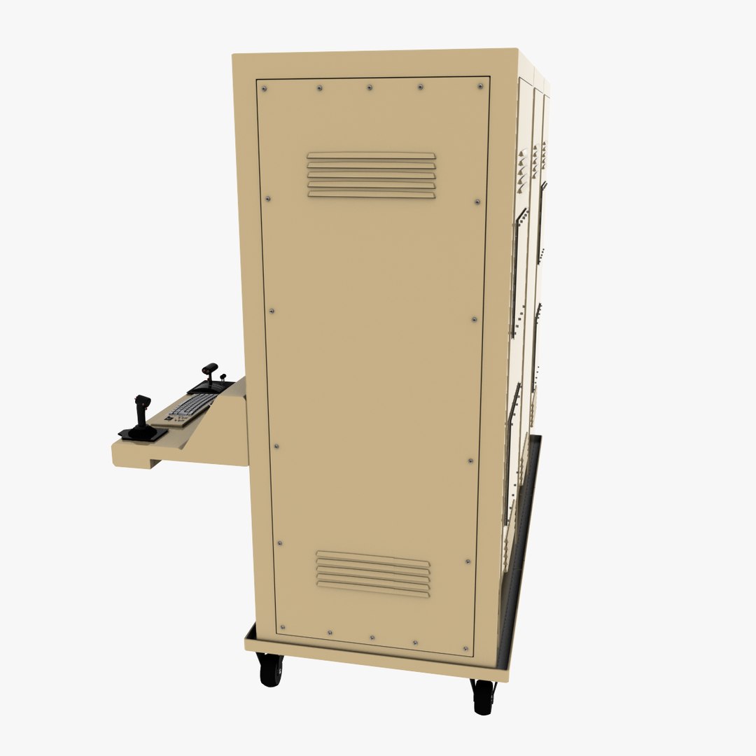 3d Model Drone Ground Exploitation Station