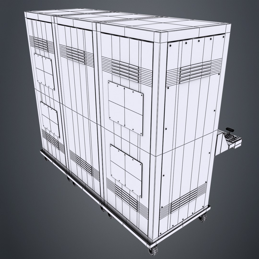 3d Model Drone Ground Exploitation Station