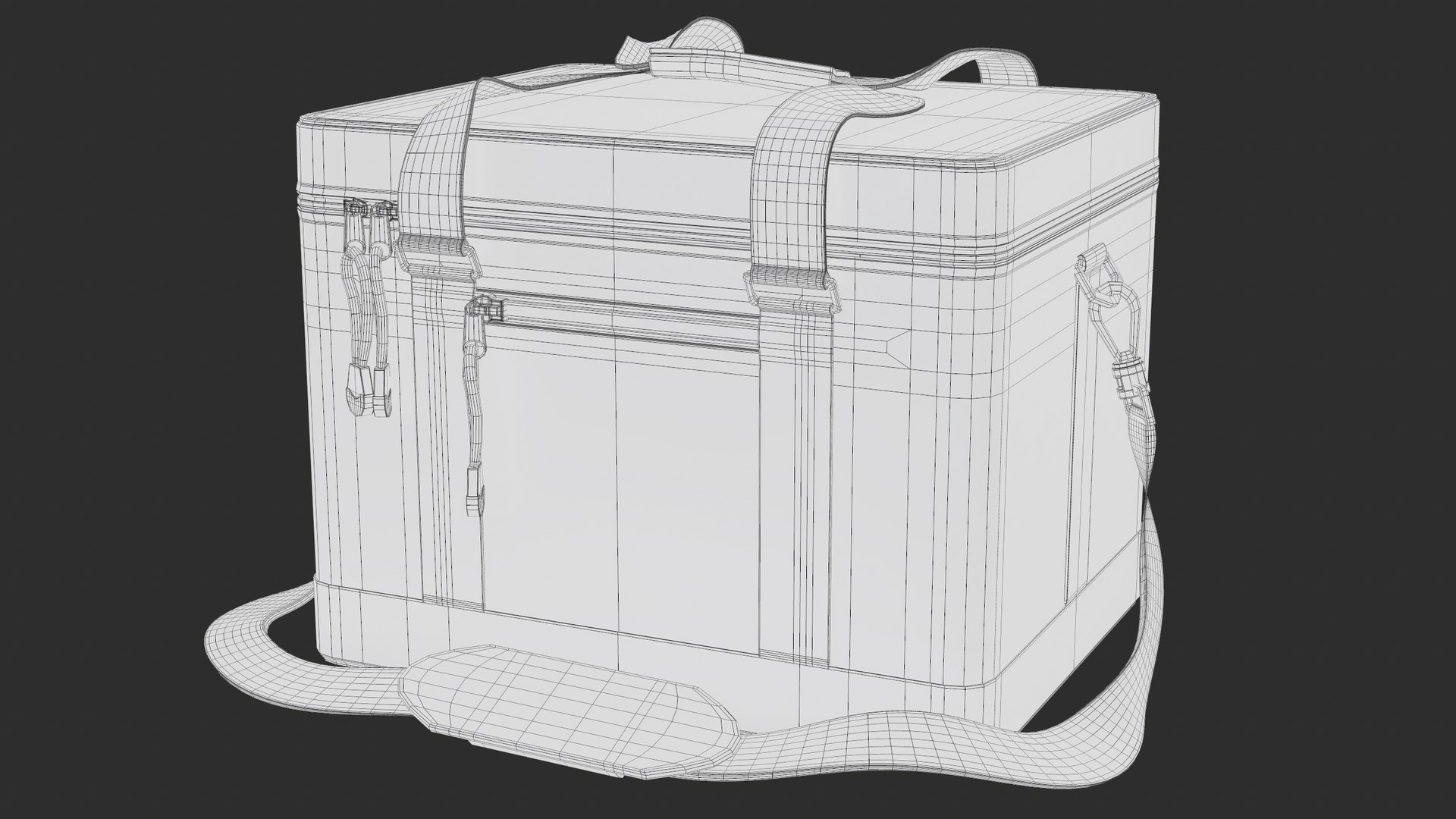 Food Delivery Cooler Bag PBR 3D Model - TurboSquid 1948940