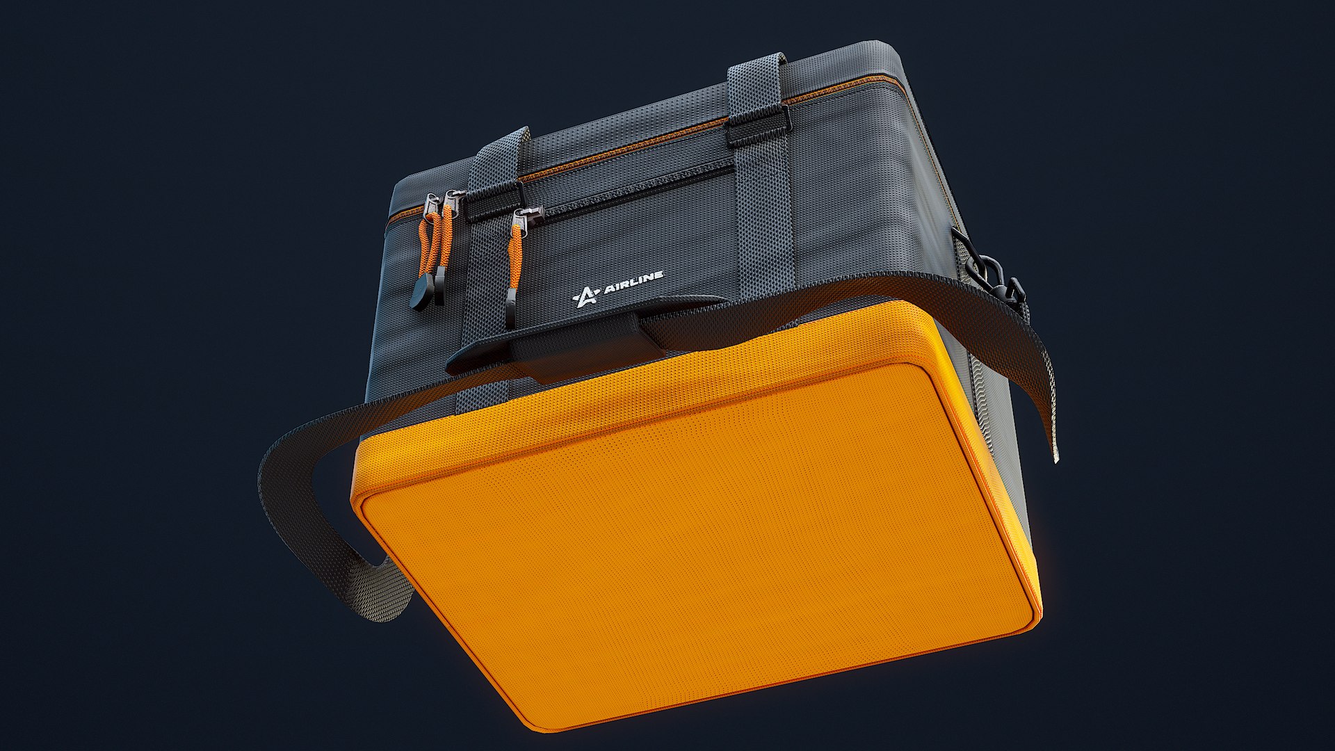 Food Delivery Cooler Bag PBR 3D Model - TurboSquid 1948940