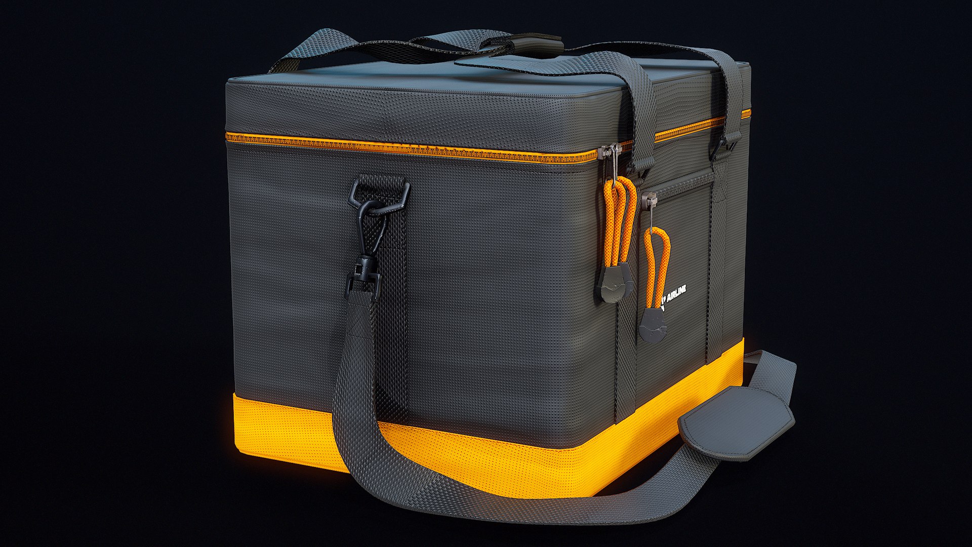 Food Delivery Cooler Bag PBR 3D Model - TurboSquid 1948940